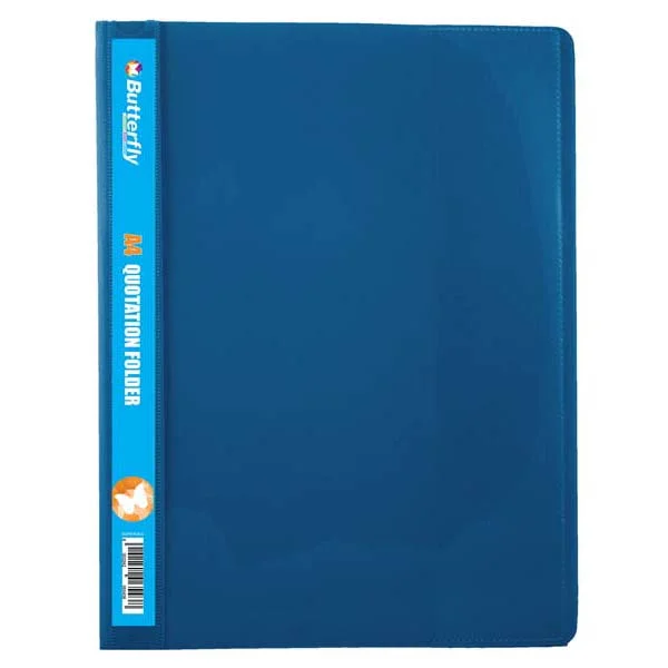 BUTTERFLY QUOTATION FOLDERS - A4 180µm LIGHT BLUE - Splendit