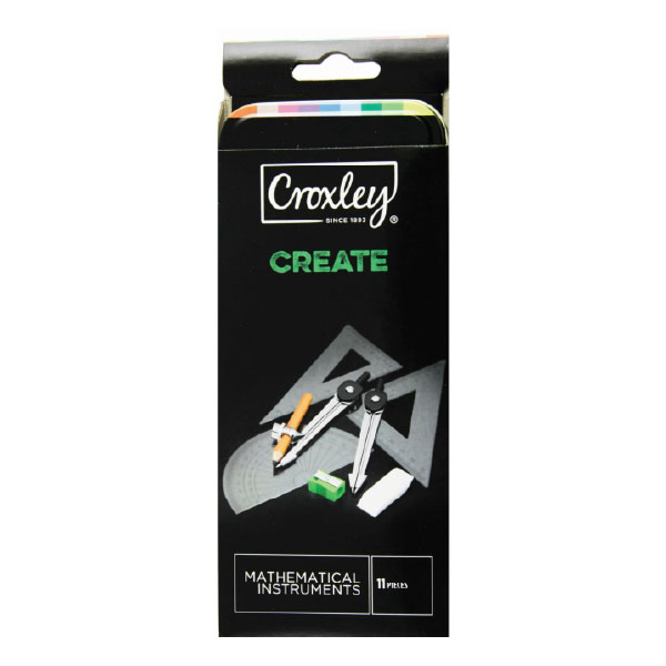 Croxley Create Maths Set - 11 Piece - Splendit